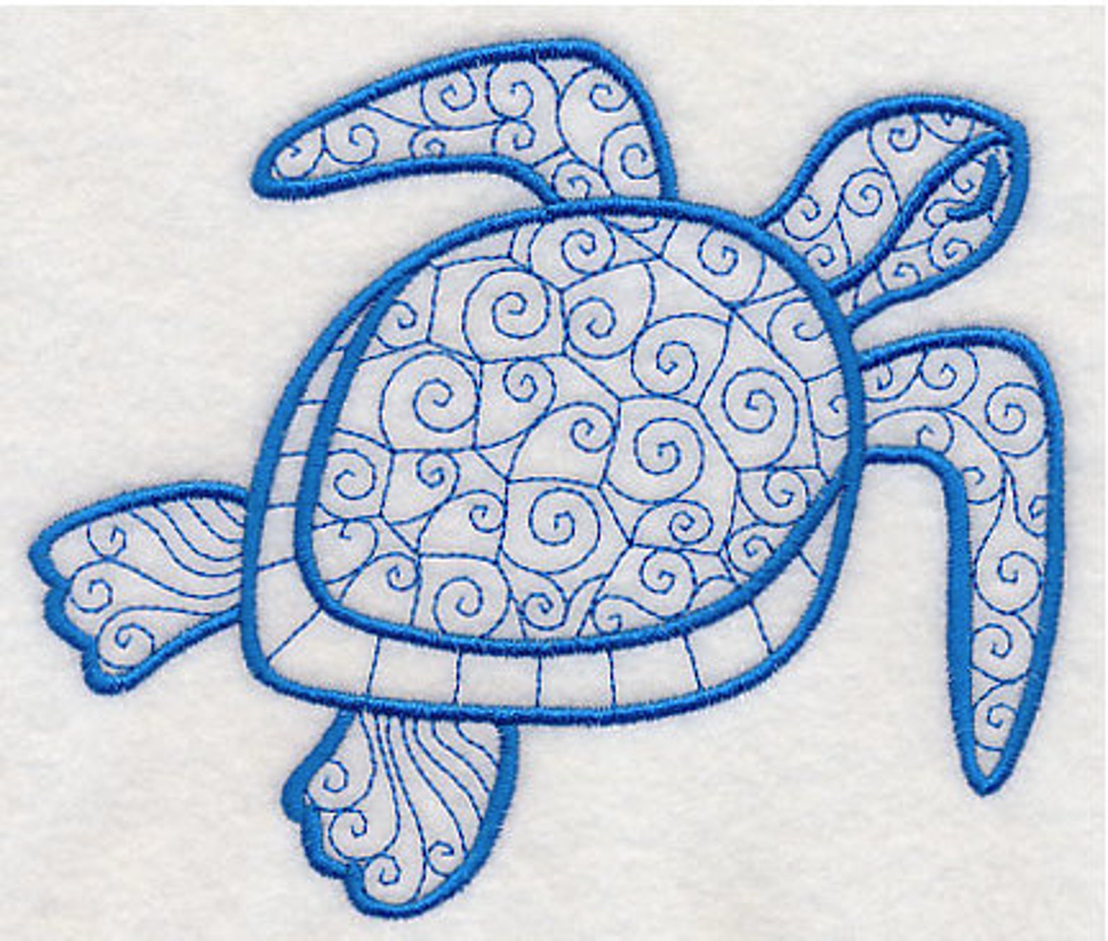 Light and Lovely Sea Turtle Embroidered Waffle Weave Hand/dish - Etsy