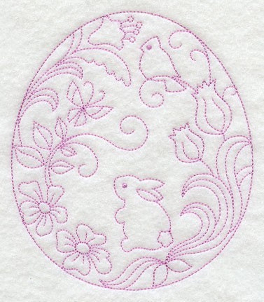 Easter Egg Scene Embroidered Waffle Weave Towel - Etsy