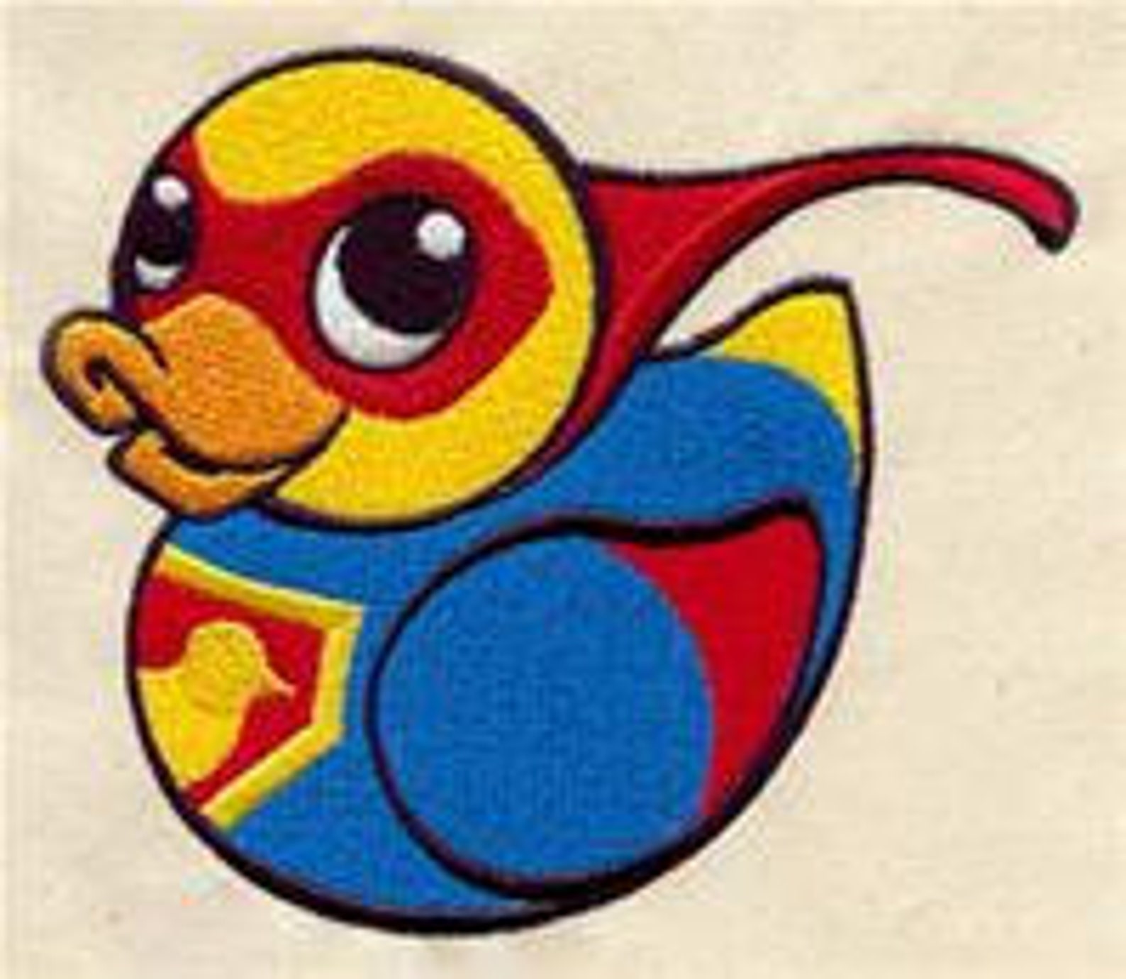 Super Ducky Duckie Embroidered Waffle Weave Hand/Dish Towel | Etsy