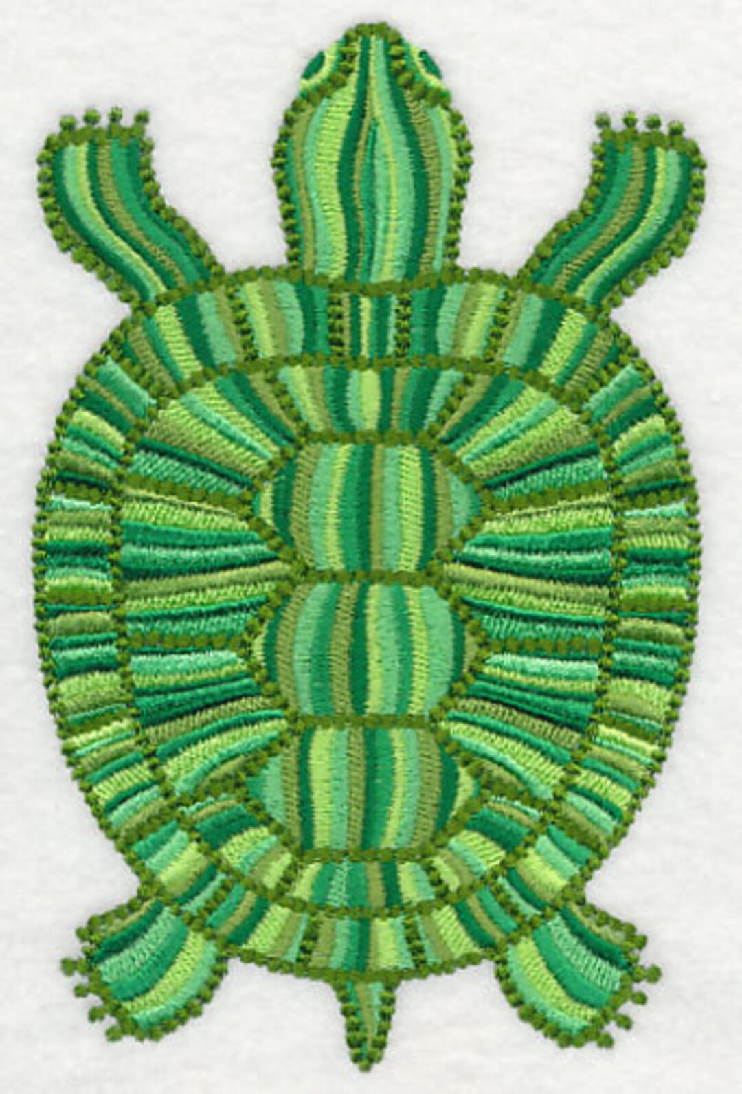 Garden Breeze Turtle Embroidered Waffle Weave Hand/dish Towel - Etsy