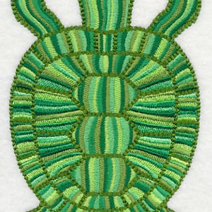 Garden Breeze Turtle Embroidered Waffle Weave Hand/dish Towel - Etsy