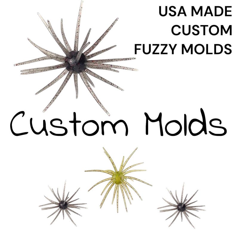 Fuzzy Ball Bait Mold Fishing Fuzzy Dice PRO FLOW Bait Mold - Etsy