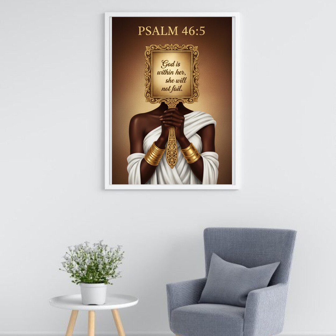 Psalm 46:5 Scripture Art, Christian Home Decor (digital Print) - Etsy