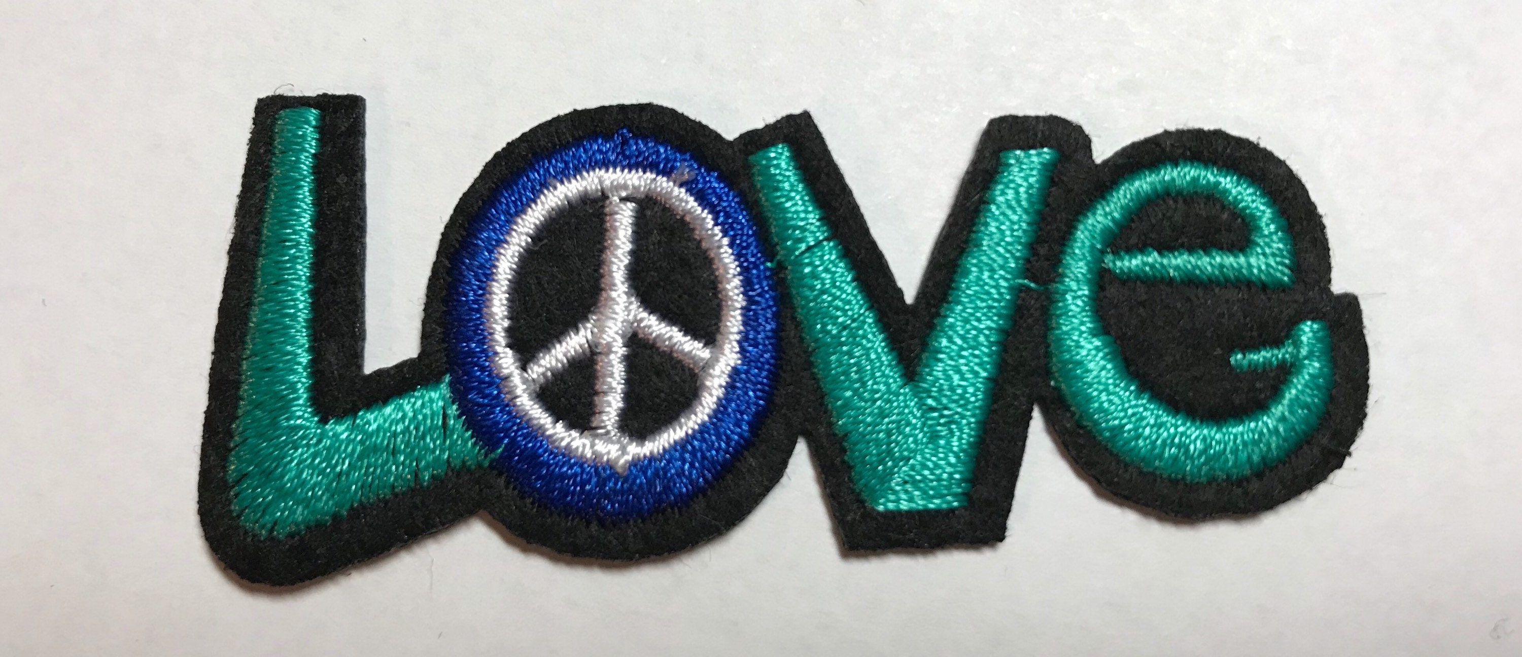LOVE Peace Iron on Patch VSCO for Clothing Backpacks Face Mask - Etsy UK