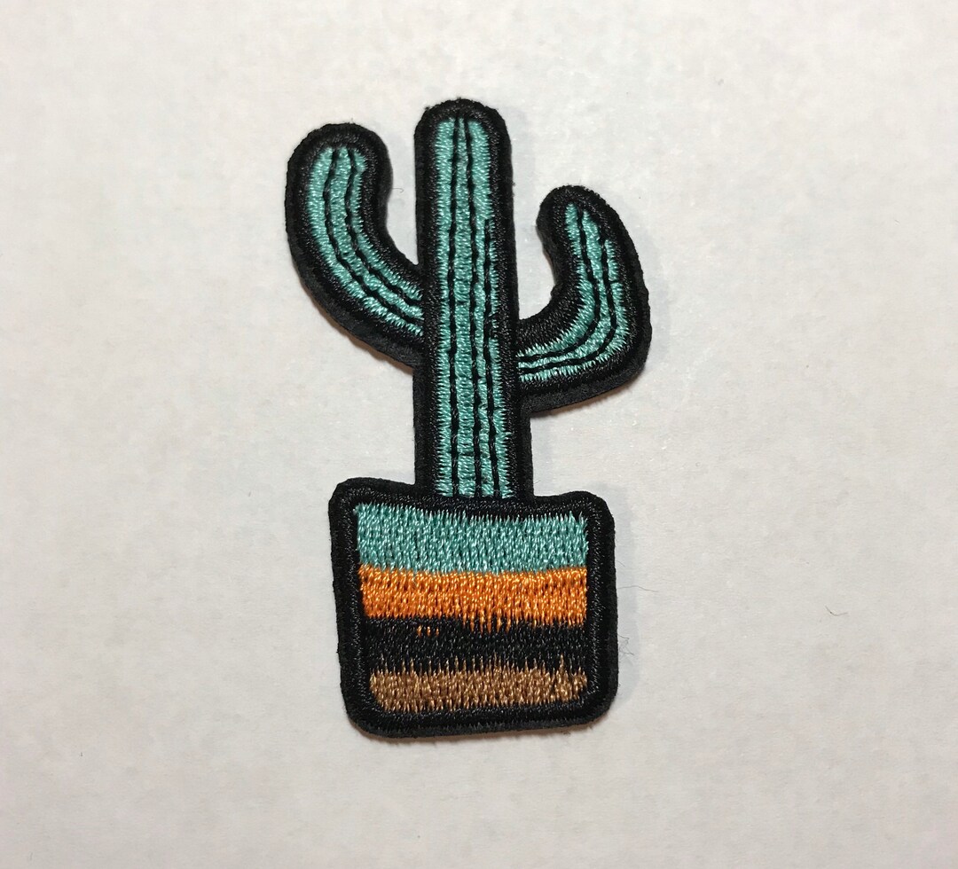 Cactus Iron on Patch VSCO for Clothing Backpacks Succulent - Etsy