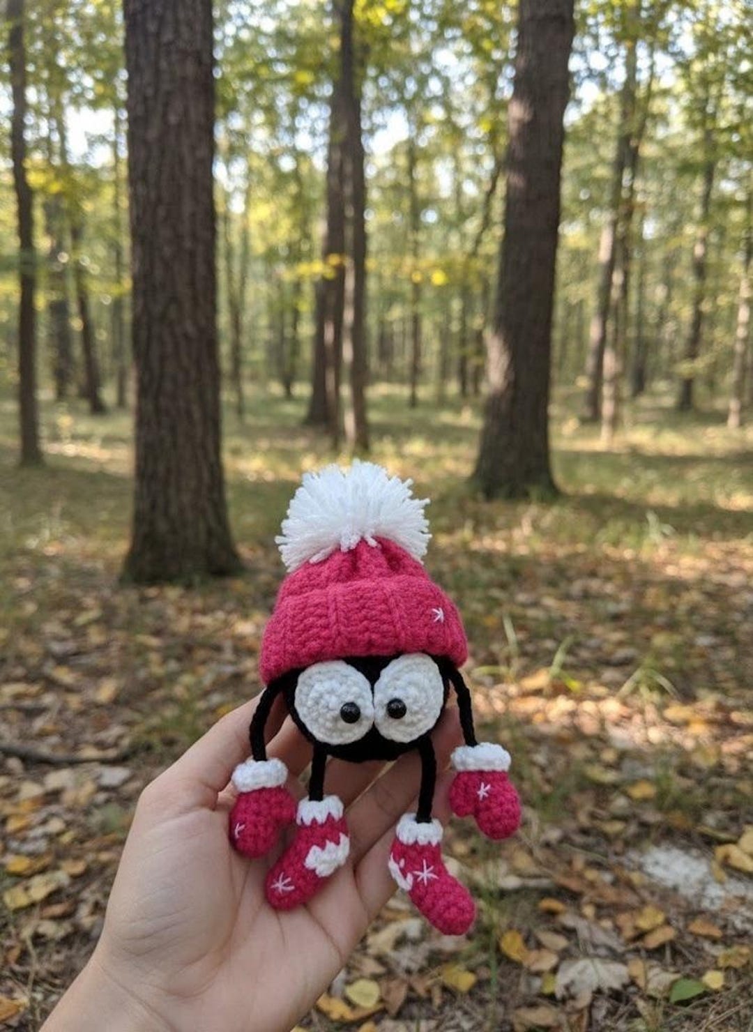 Christmas Soot Sprite Crochet Pattern PDF | Cute Winter Amigurumi ...