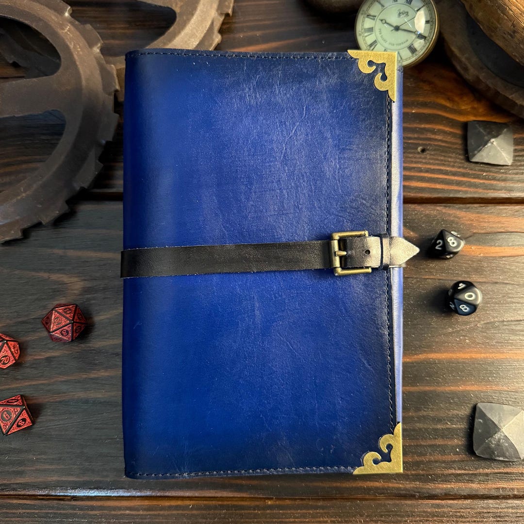 Leather RPG Journal: Trifold A5 Refillable, Classic Design, Built in ...