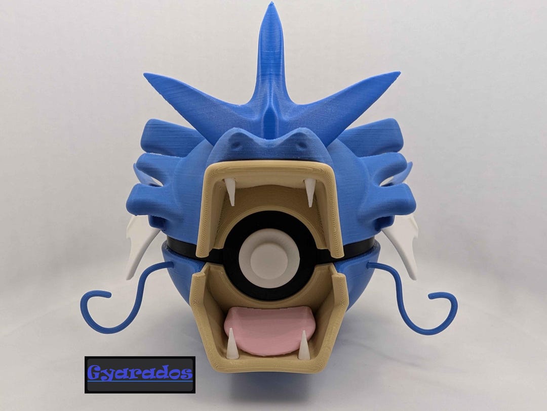 Gyarados Water–flying Type Pokéball | 3D Printed Collector Orb | Gamer ...