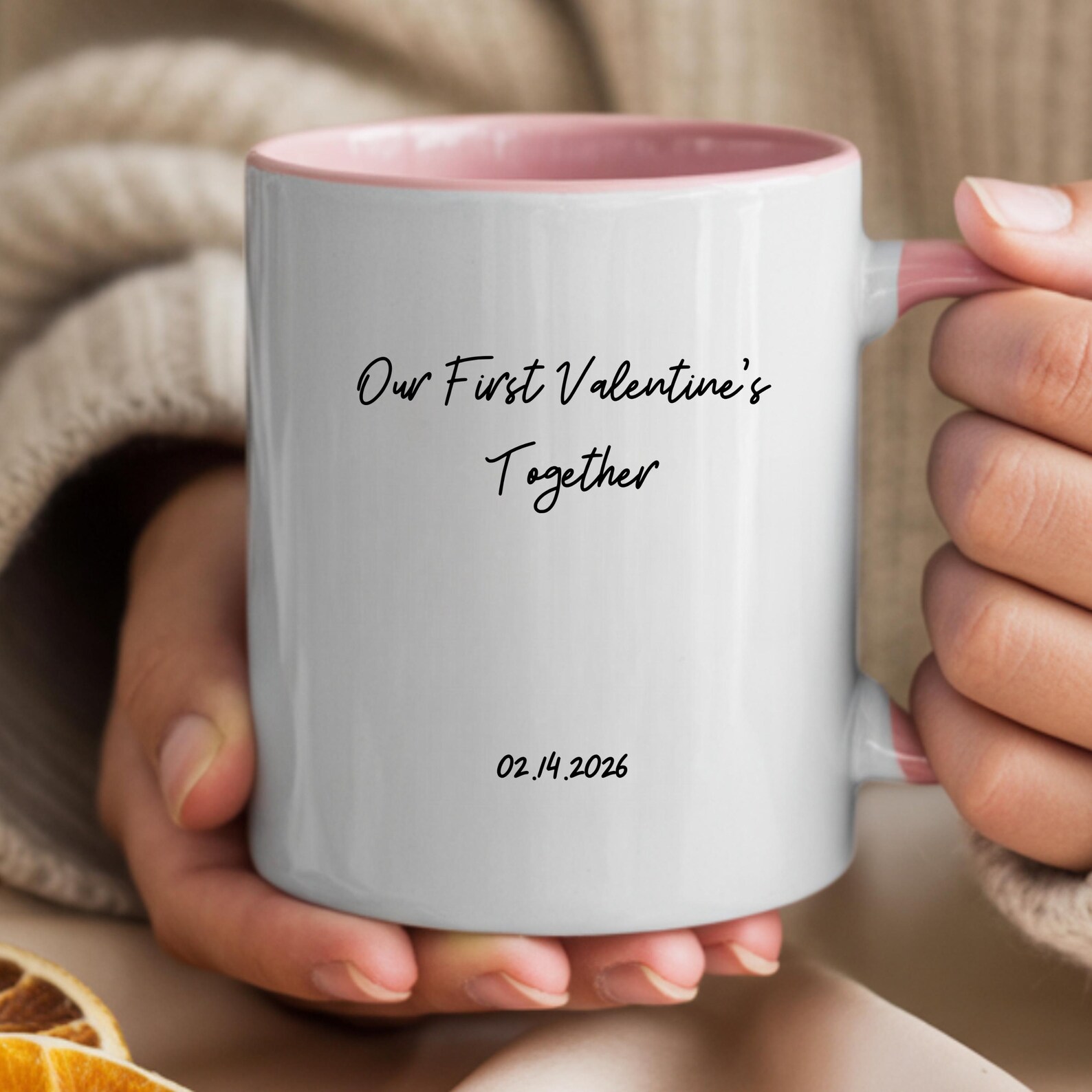 Personalized Couple Mug Set, Custom Name Valentine’s Day Gift, Our ...