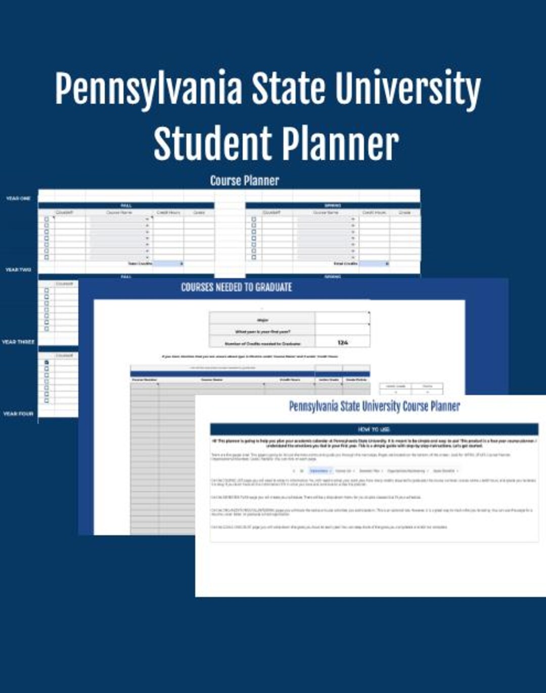 Pennsylvania State University (PSU) Course Planner | Nittany Blue ...