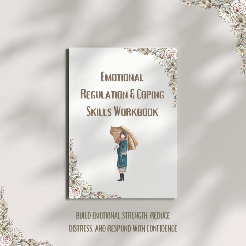 Emotional Regulation & Coping Skills Workbook | Therapist Handout ...