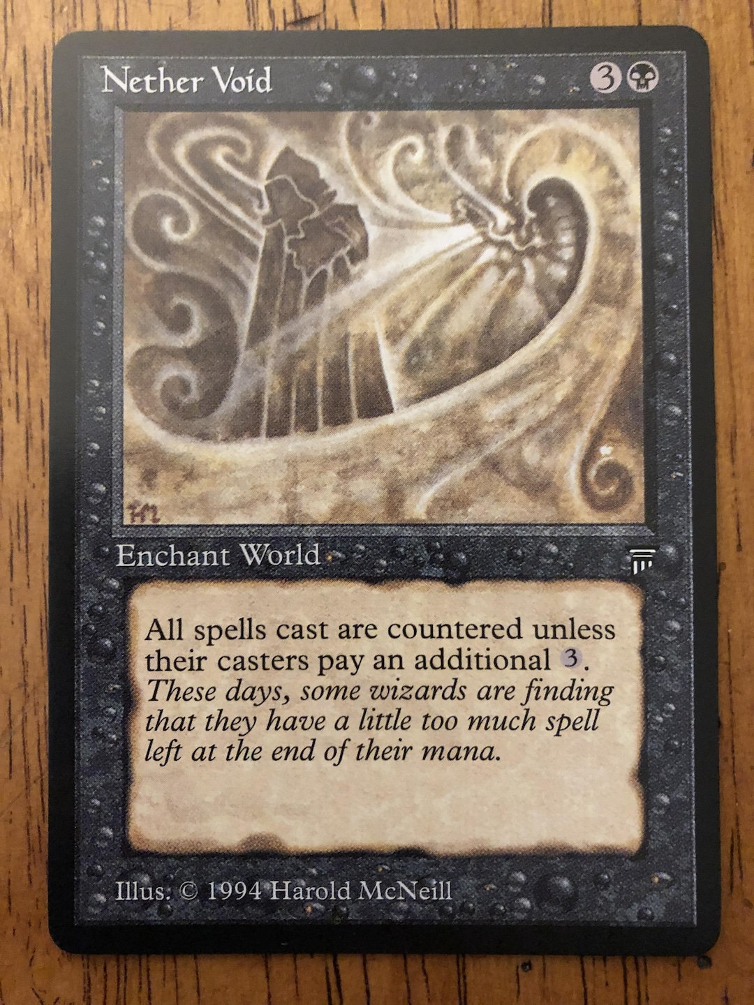 Mtg - Nether Void - Legends - Reserved - English - Vintage - WATCH ITEM ...