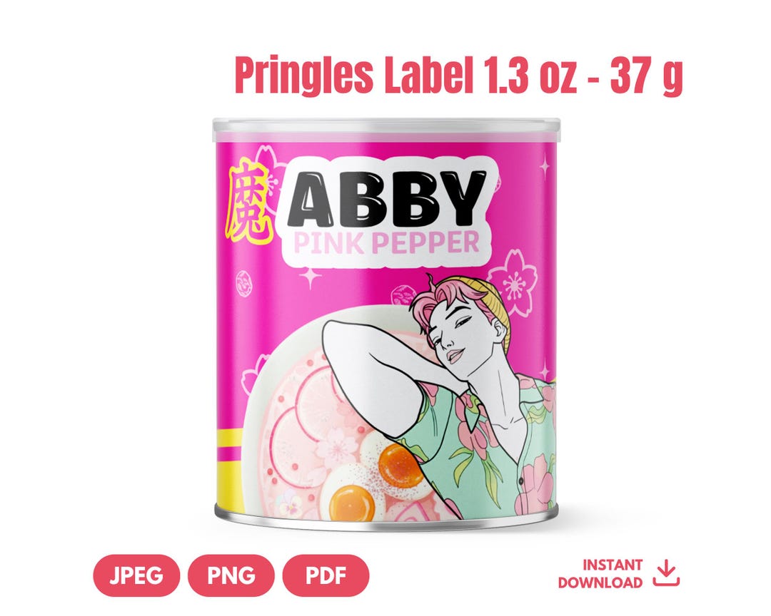 Kpop Demon Hunters Chip Bag Label Template | Saja Boys Pringles 1.3 Oz ...