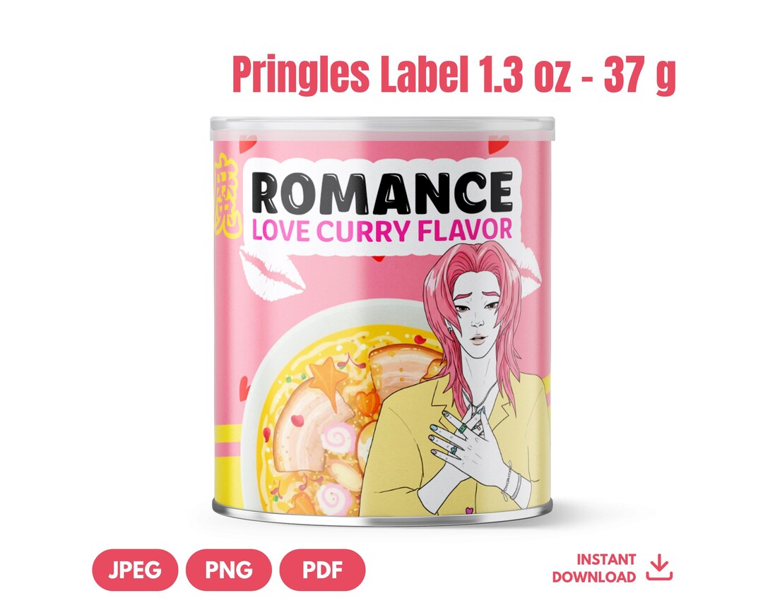Kpop Demon Hunters Chip Bag Label | Ramen Saja Boys Pringles 1.3 Oz ...