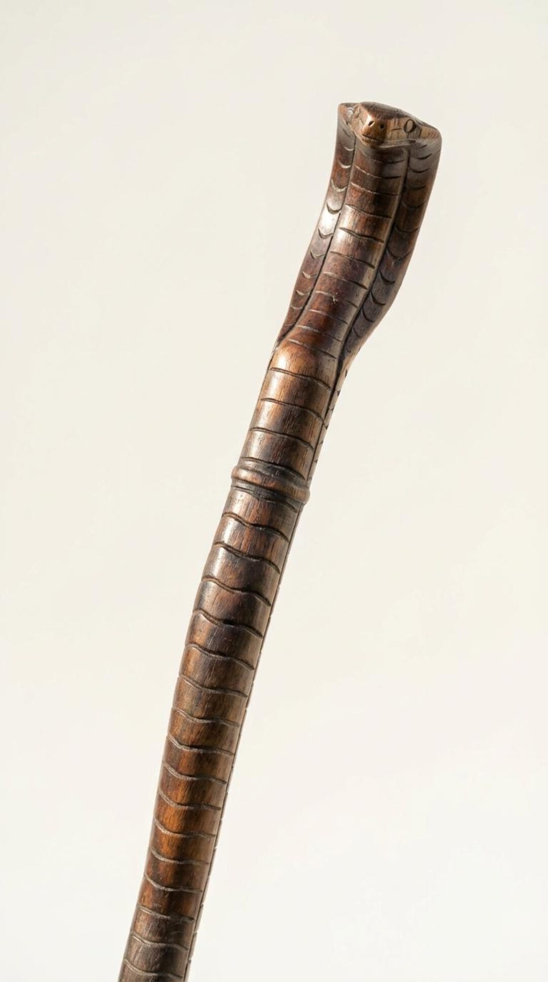 Hand Carved Suar Wood Cobra Cane, Exotic Serpent Walking Stick - Etsy