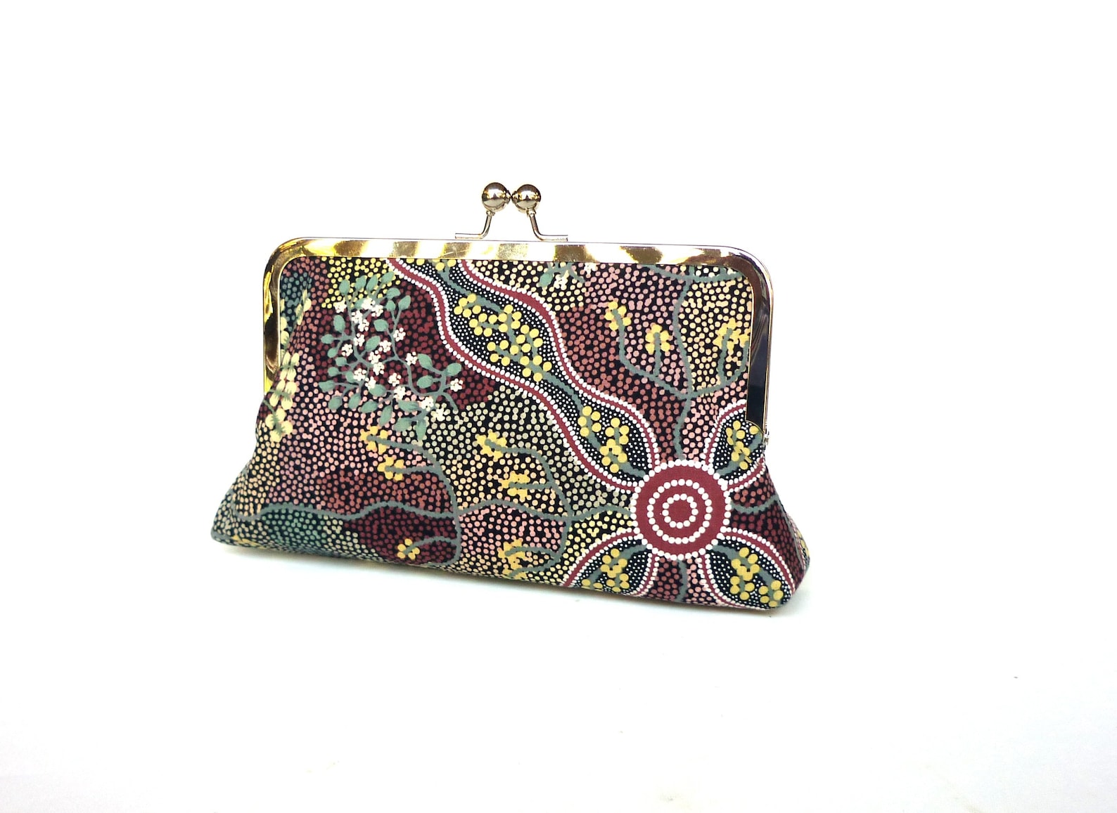 Aboriginal Art Handbag Large Clutch Authentic Indigenous Art | Etsy