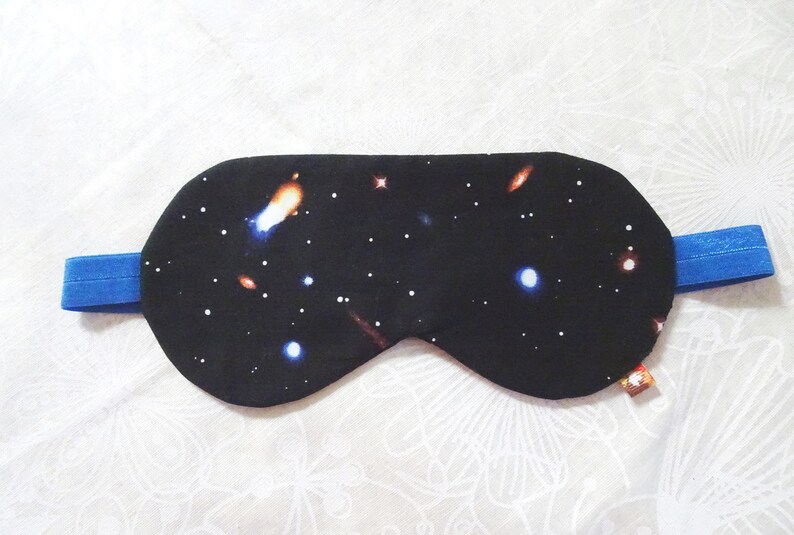 Men's Sleep Mask, Silk and Cotton Sleep Mask, Night Sky, Stars, Galaxy ...
