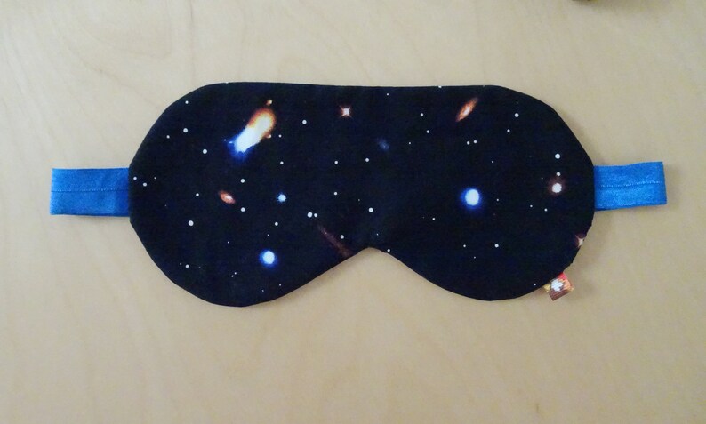 Men's Sleep Mask, Silk and Cotton Sleep Mask, Night Sky, Stars, Galaxy ...