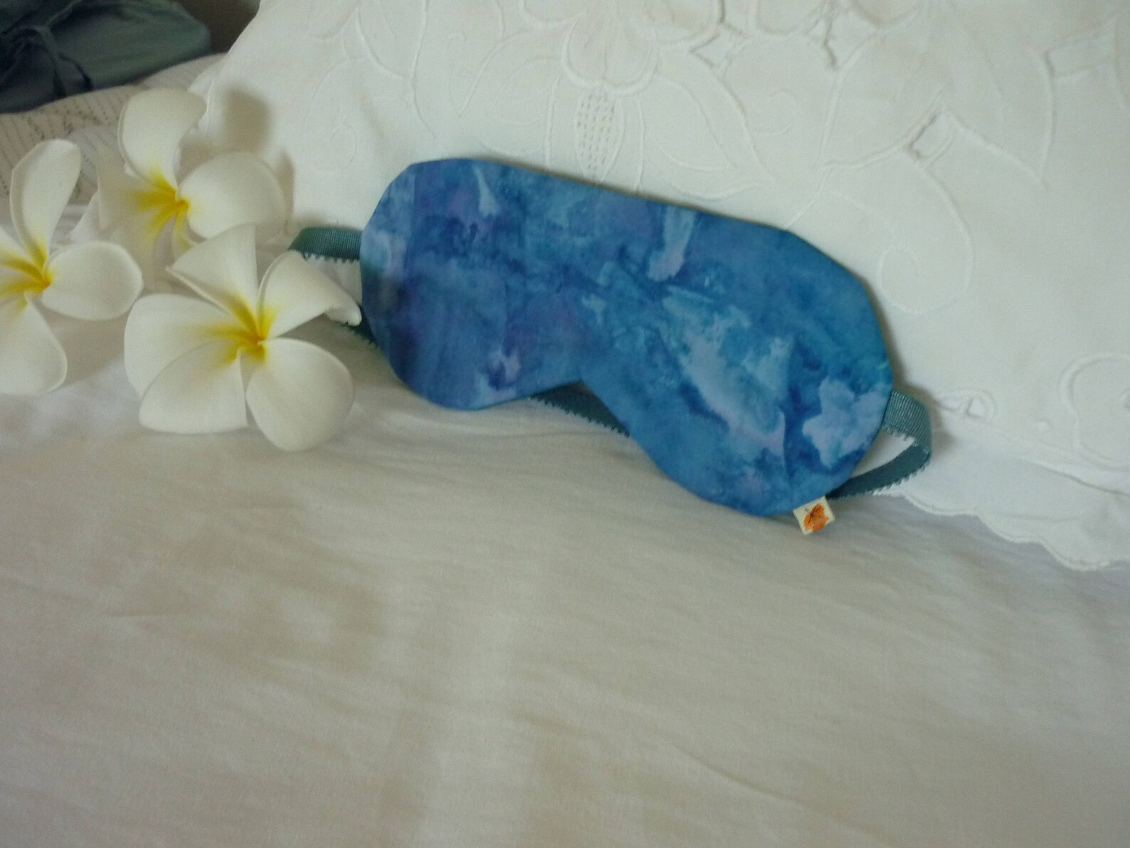 Batik Sleep Mask Cotton and Silk Mask Tropical Eye Mask - Etsy