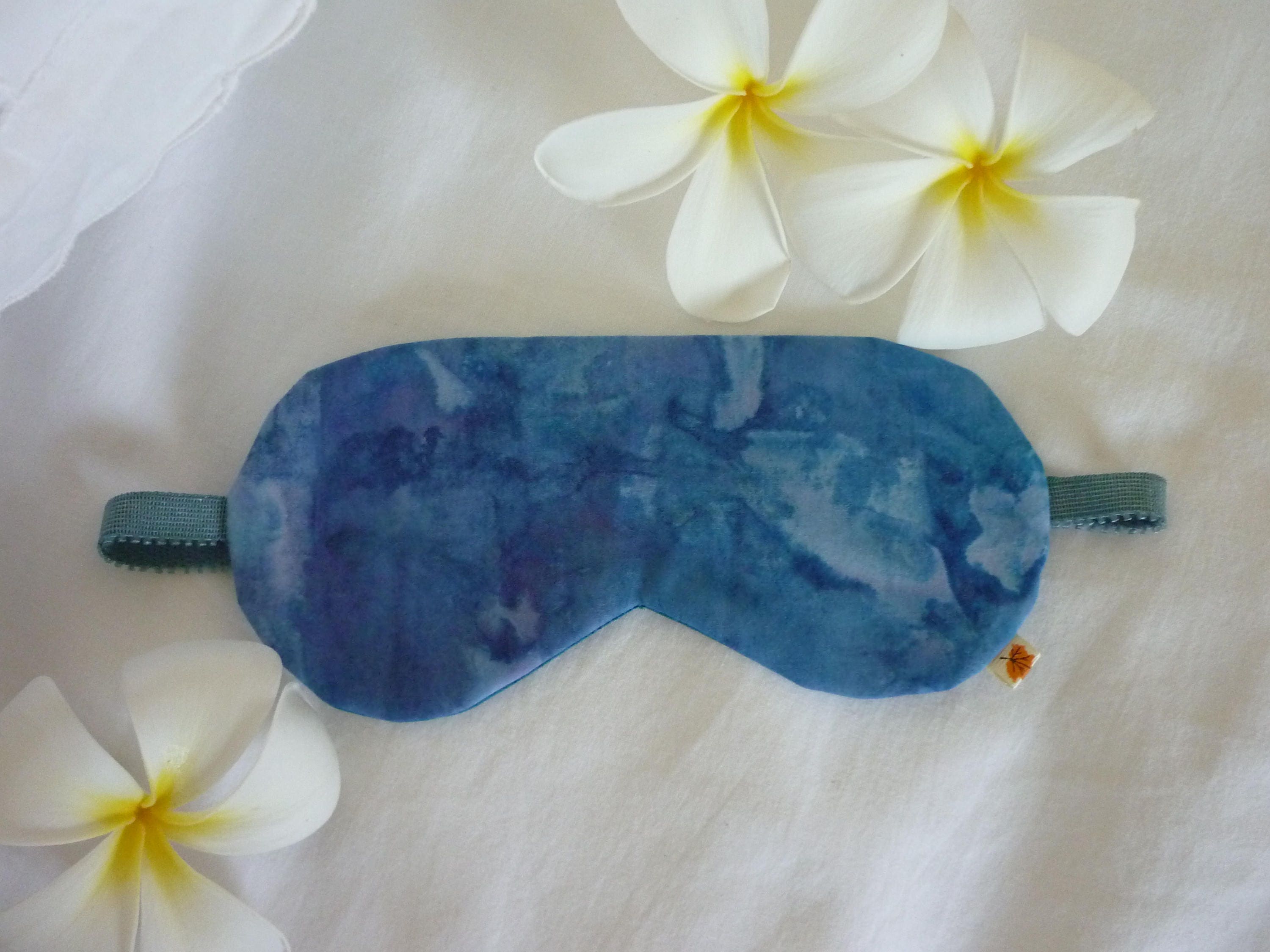 Batik sleep mask cotton and silk mask tropical eye mask | Etsy