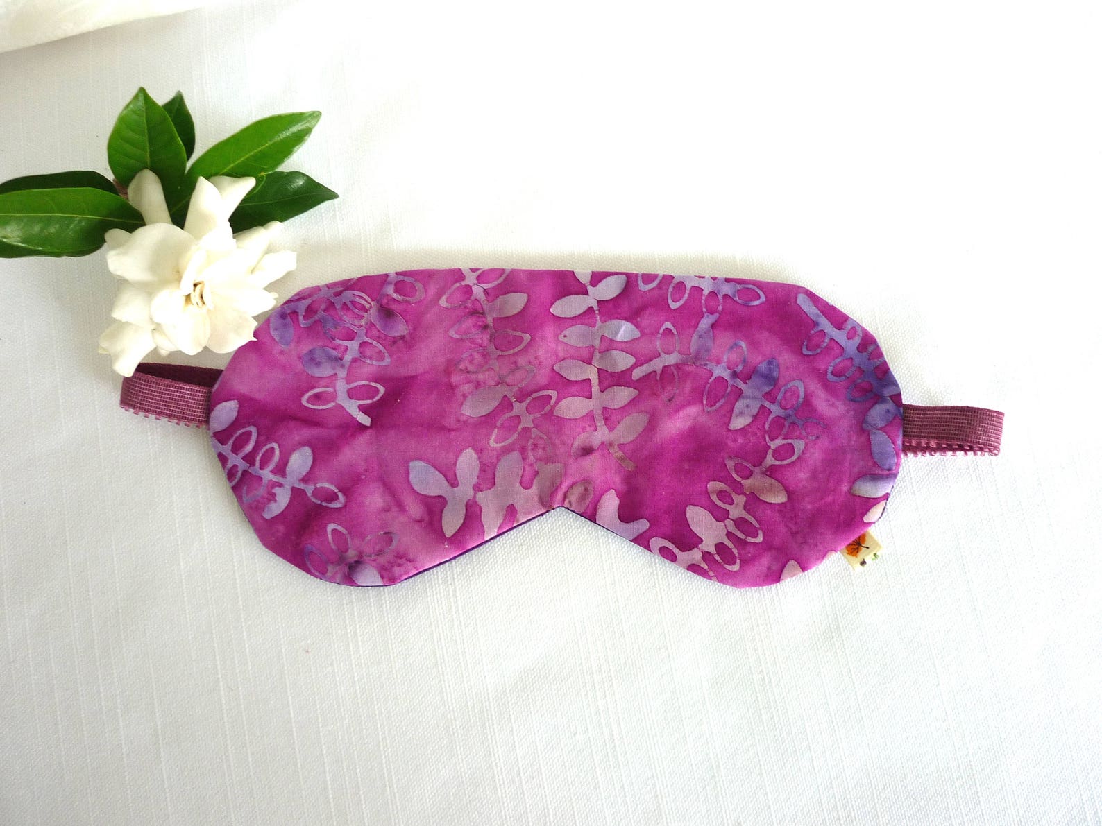 Batik Sleep Mask Silk and Cotton Sleep Mask Pink Travel - Etsy