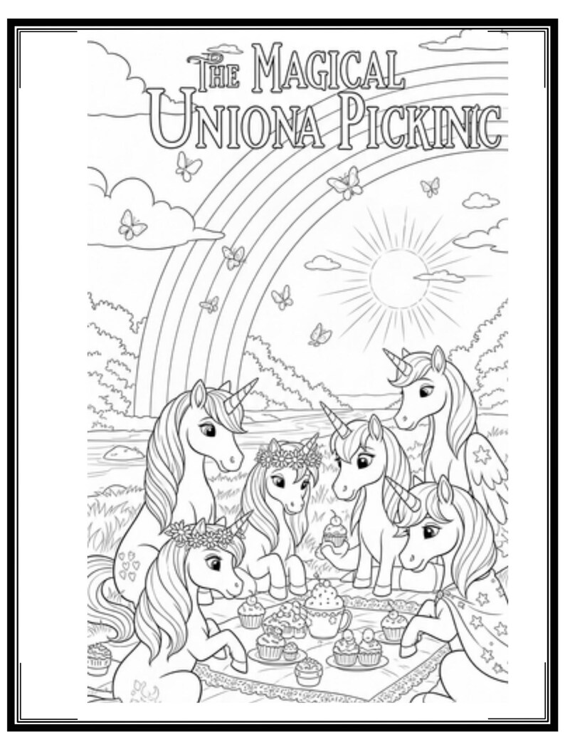 Kids Coloring Pages - Etsy