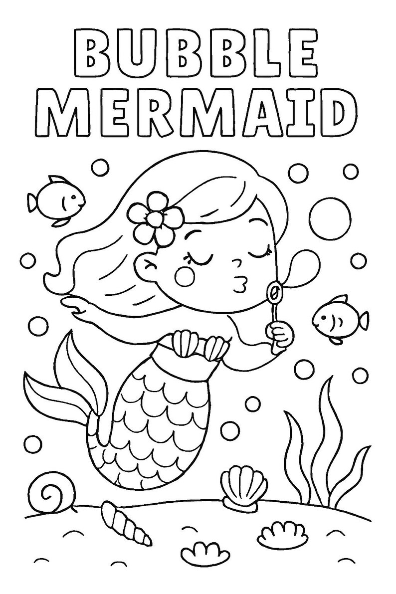 Kids Coloring Pages - Etsy