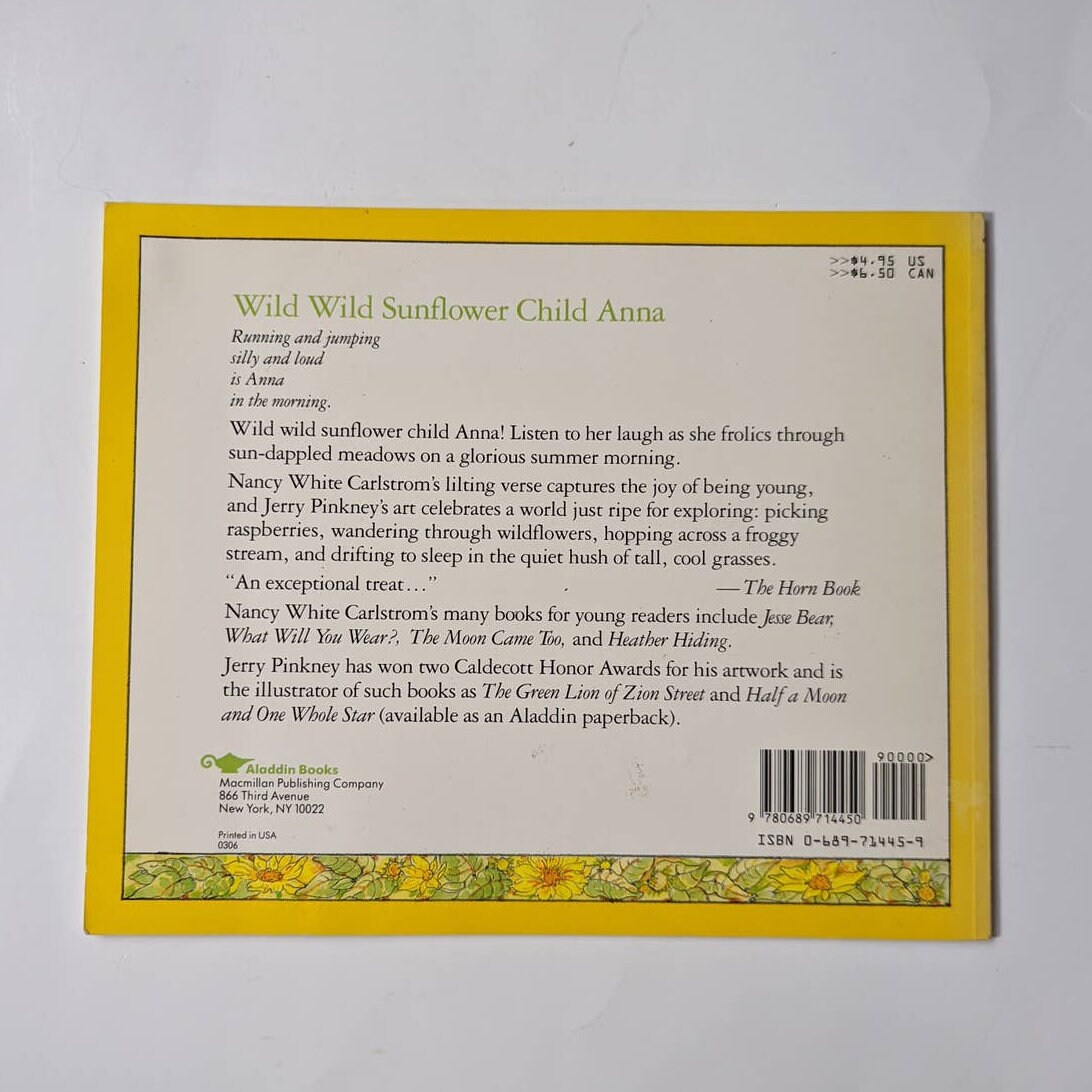 Wild Wild Sunflower Child Anna 1991 by Nancy White Carlstrom Vintage ...