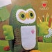 Vintage 1970s Springbok Stuffed Animal Craft Kit Hoot the Owl Heart ...