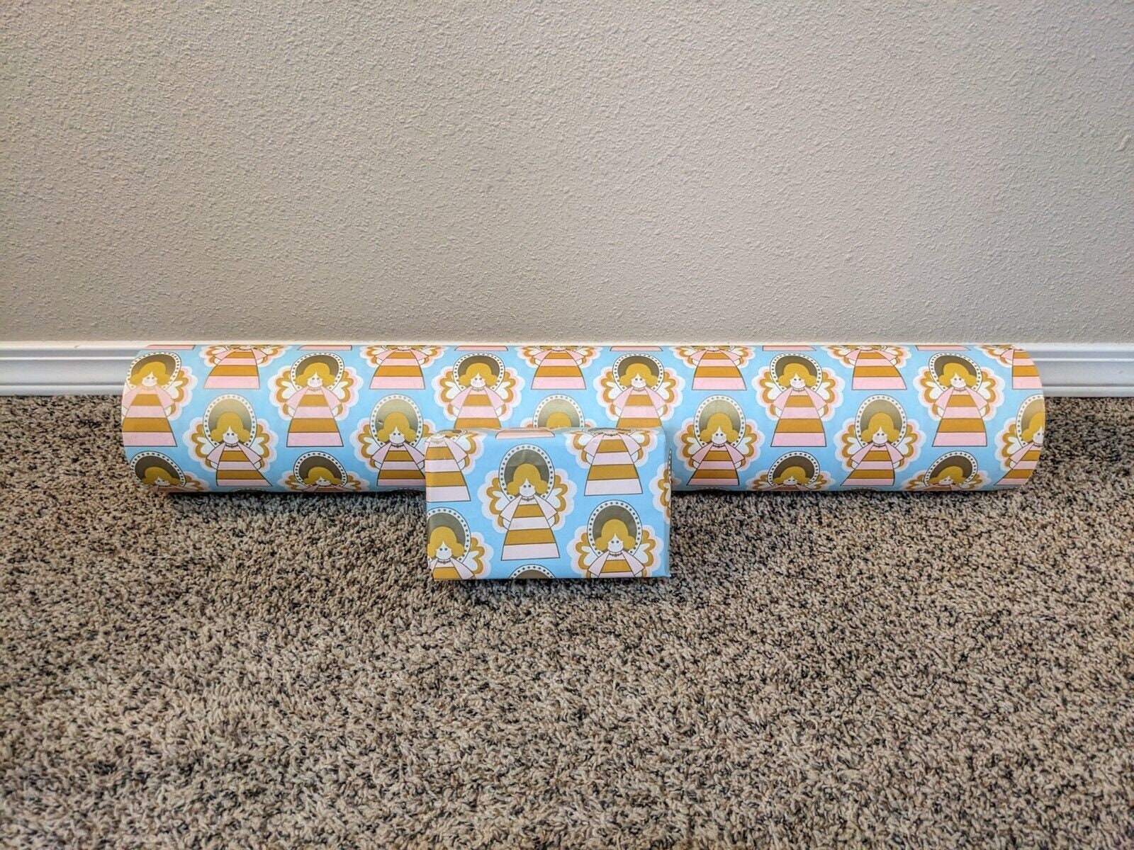 Vintage Mid-century Department Store Christmas Wrapping Paper Roll ...