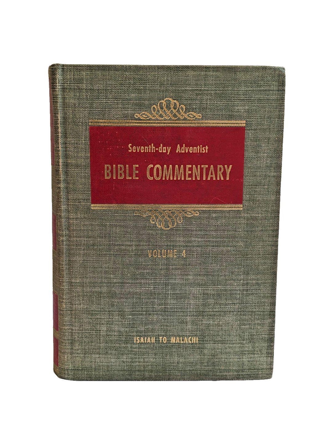 Vintage 1955 Seventh-day Adventist Bible Commentary Volume 4 Isaiah to ...