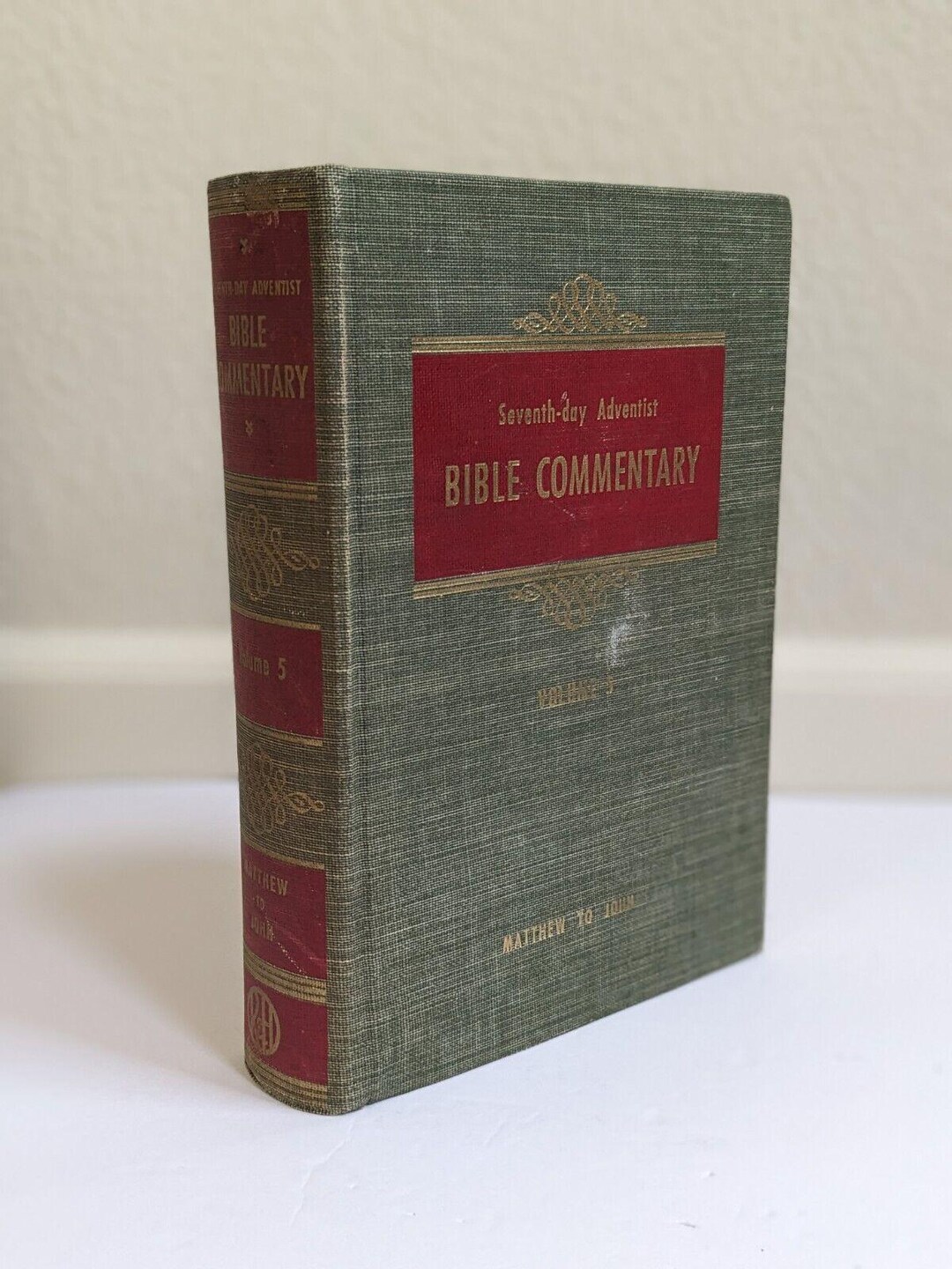 Vintage 1956 Seventh-day Adventist SDA Bible Commentary Volume 5 ...