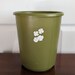 Vintage 1970s Retro Rubbermaid 2940 Trash Can Wastebasket Avocado Green ...