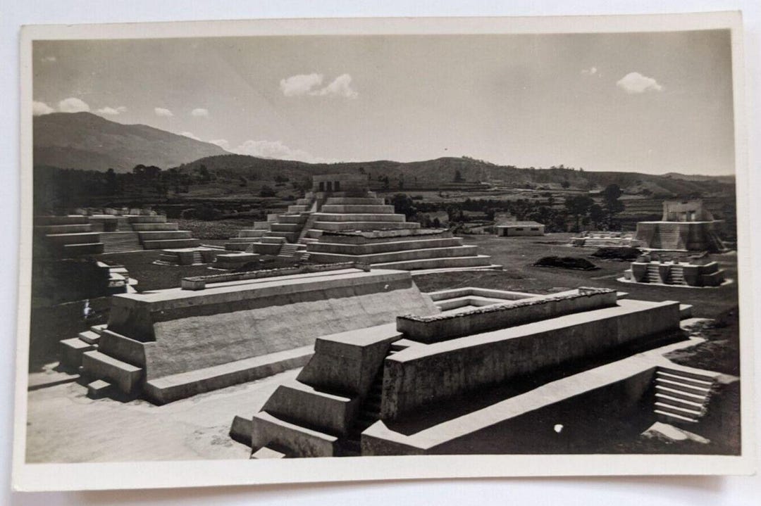 Huehuetanego Ruinas De Zaculeu Mayan Ruins Guatamala Vintage RPPC Real ...