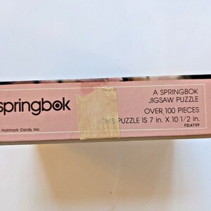 Springbok Mini Jigsaw Puzzle Butterfly Flowers Vintage 100 Pieces ...