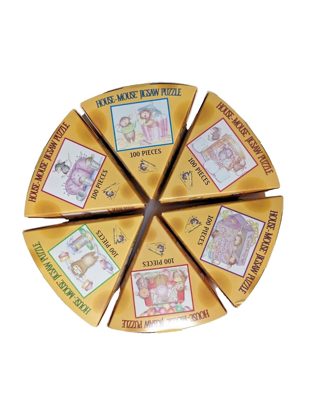 Vintage House Mouse Mini Jigsaw Puzzles ~SOLD INDIVIDUALLY~ Cheese ...
