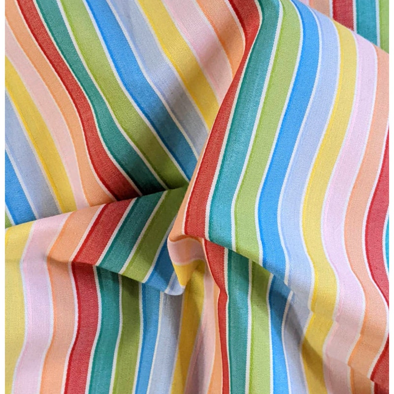 Rainbow Fabric - Etsy