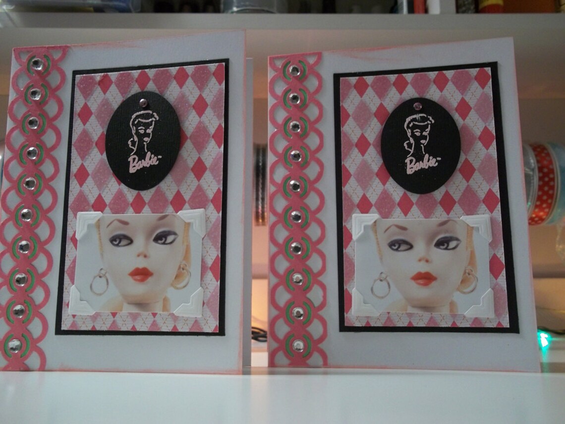 Best Friends Forever Barbie Card Set Hand Made - Etsy