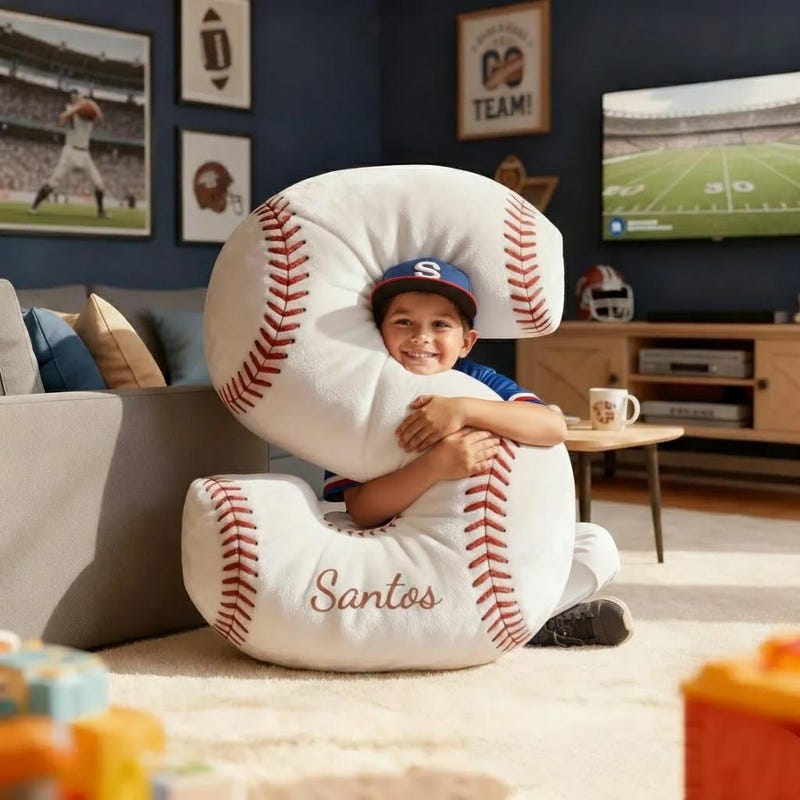 Baseball Pillow - Etsy