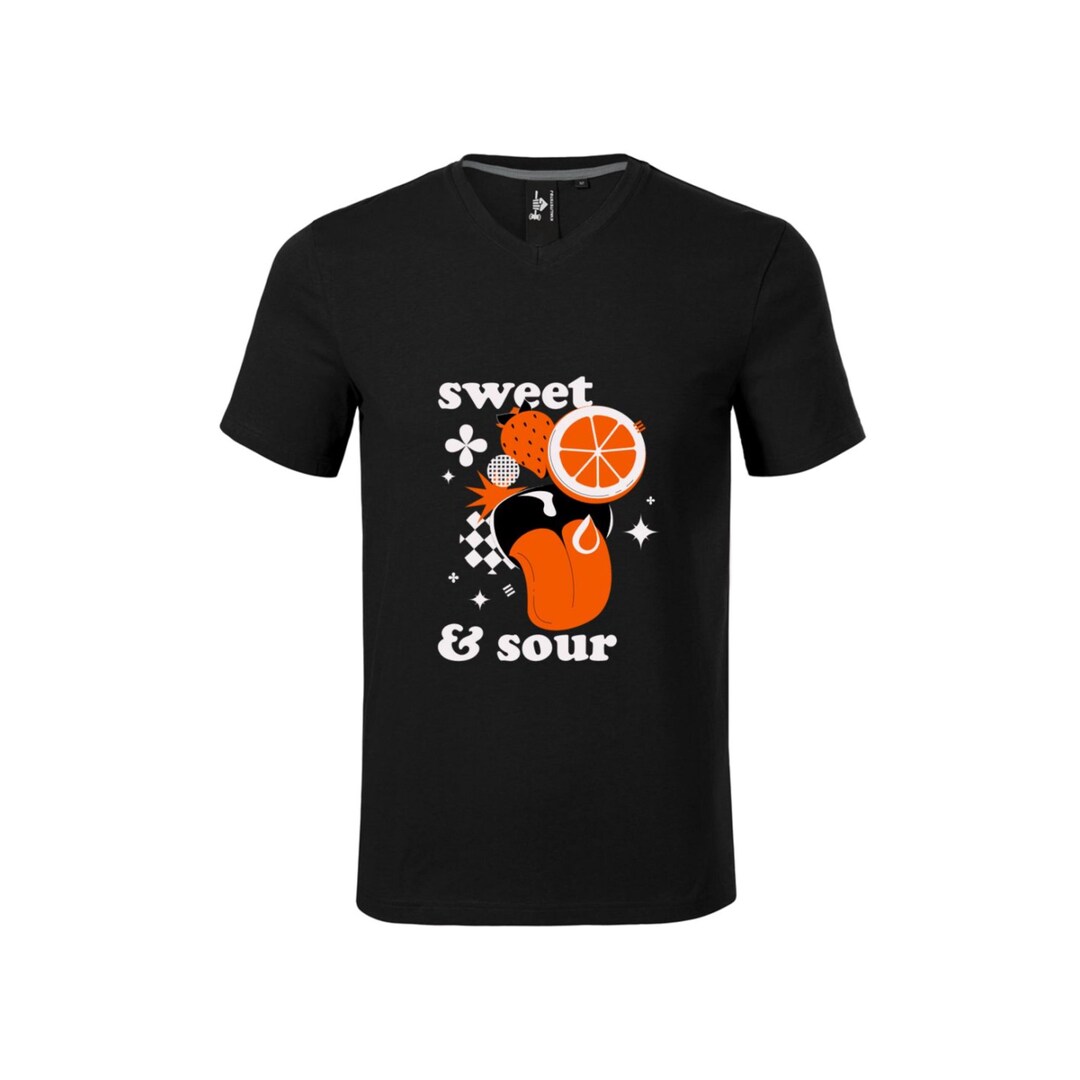 Sweet & Sour Graphic Tee: Funny Fruit Design, Unisex Cotton Shirt - Etsy
