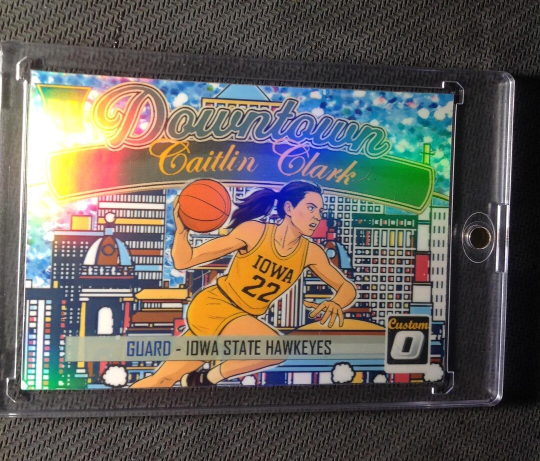 Caitlin Clark Iowa Hawkeyes Custom Fan Art Card - Etsy