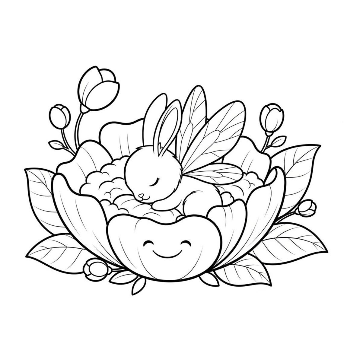 Fairy Fuzz: A Magic Coloring Book, 70+ Illustrations of Magical Animal ...