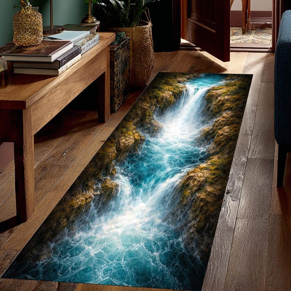 River Rug - Etsy