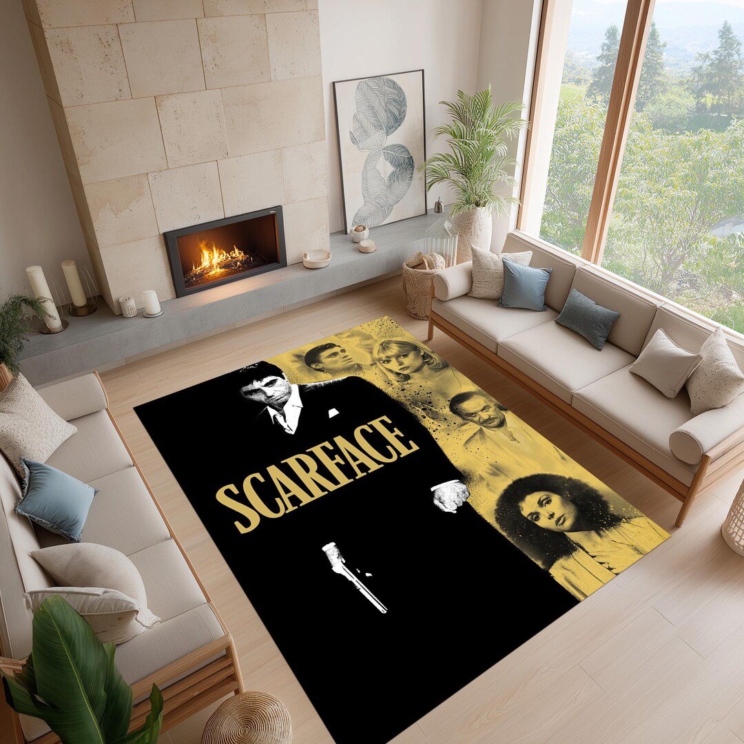 Scarface Rug, Legend Star and Film Rug, Boy/girl Room Carpet - Etsy