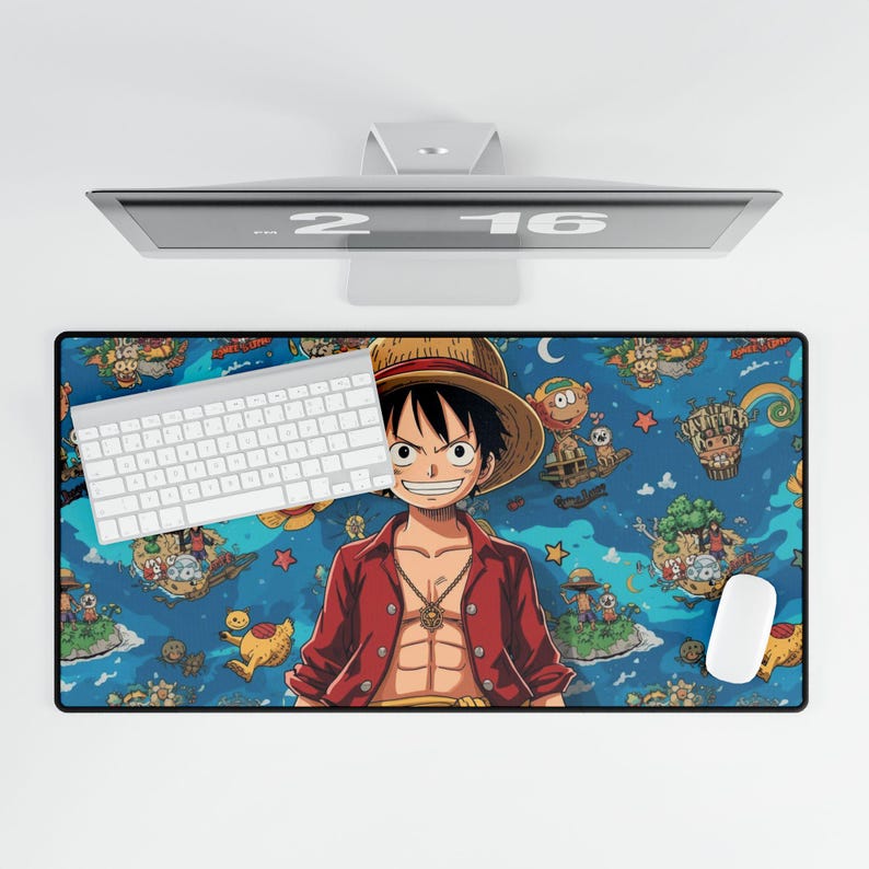 One Piece Monkey D Luffy Desk Mat – Anime Gaming Workstation - Etsy