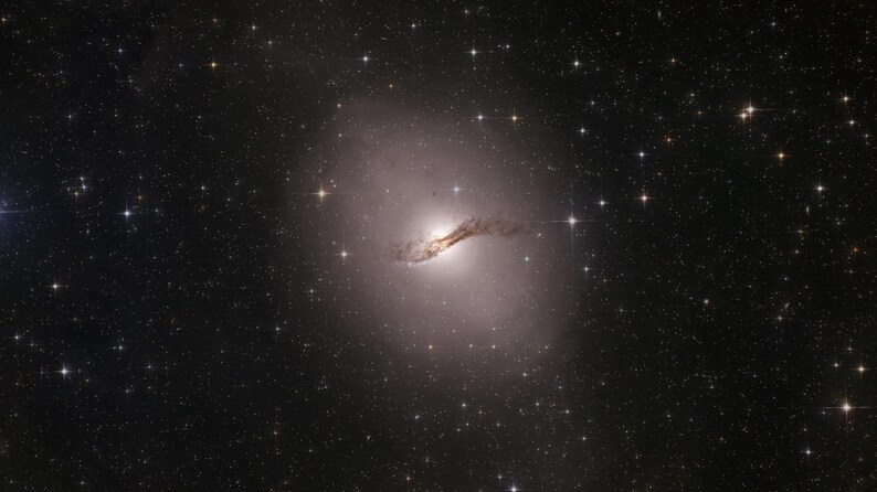 Centaurus A Galaxy Wallpaper 4K | Real Telescope Astrophotography | NGC ...