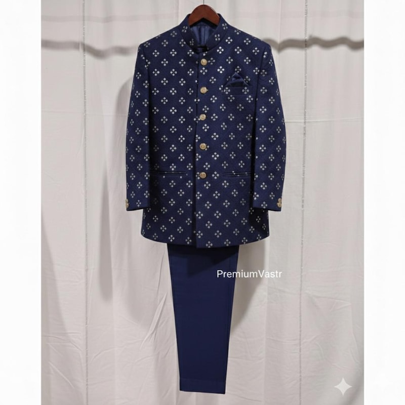 Light Blue Indo Western - Etsy