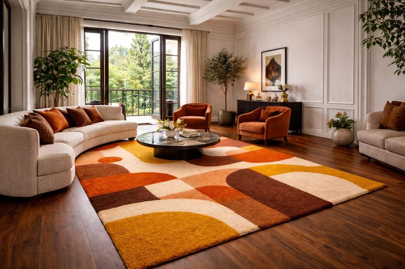 Mid Century Teppich