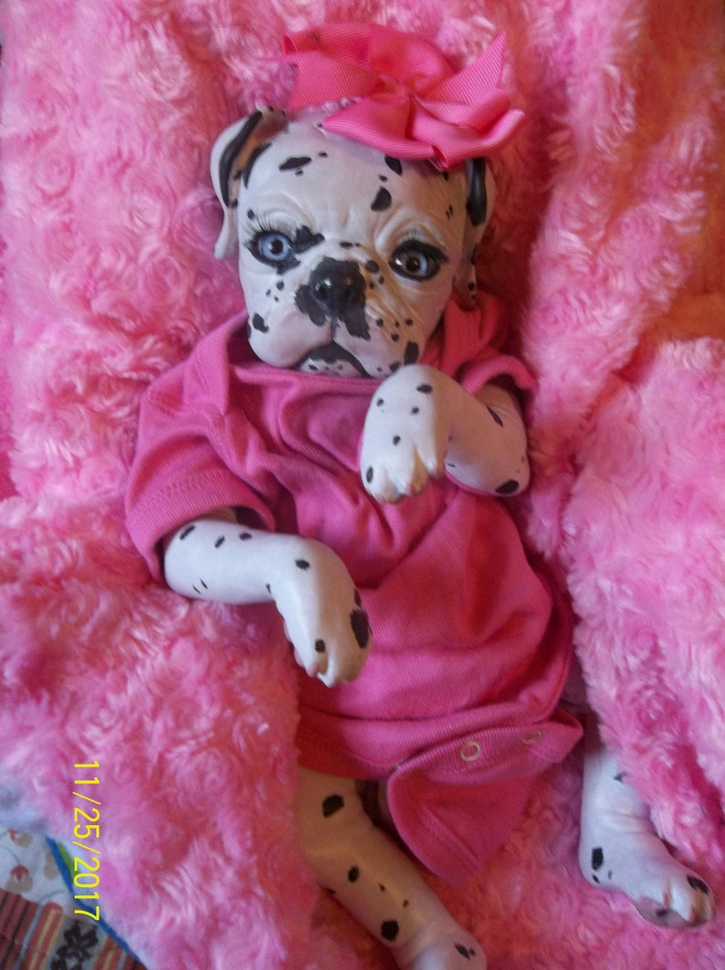 Custom made to order reborn puppy dog art doll vinyl Princess | Etsy