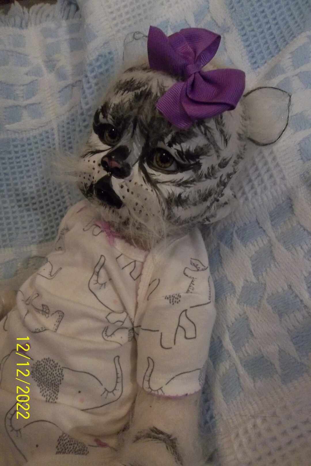 Reborn Hybrid Cat Artist White Tiger Doll Kitten Kitty Fantasy - Etsy